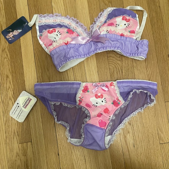 Hello Kitty | Intimates & Sleepwear | Hello Kitty Purple And Pink ...